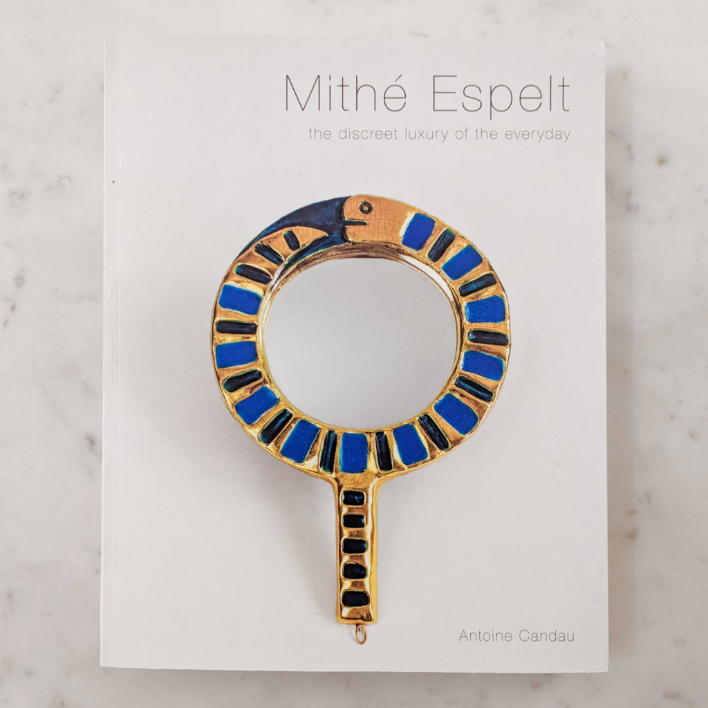 Miroir à main de Mithé Espelt, modèle "Camélia", 1965 - Galerie OAK